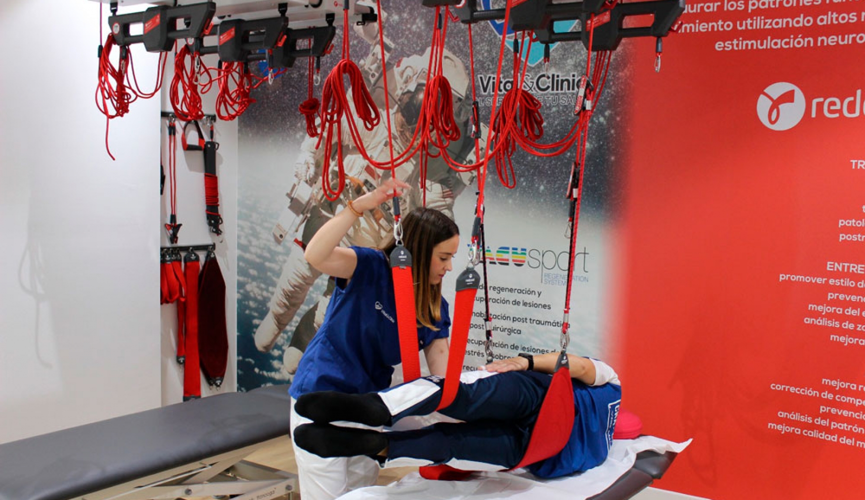 Terapia Neurac. Dispositivo Redcord - Vital & Clinic